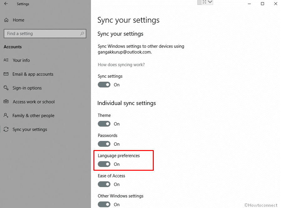 How do I Sync my settings in Windows 10 [Steps] – Techs & Gizmos